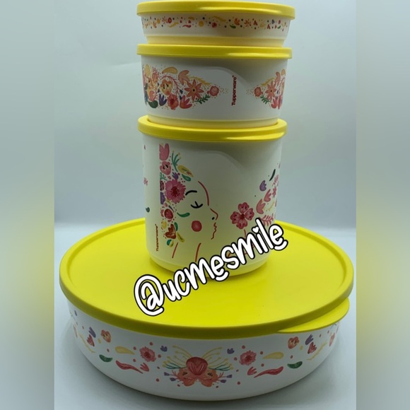 Tupperware | Kitchen | Tupperware Fresh As A Flower Collection Bundle ...